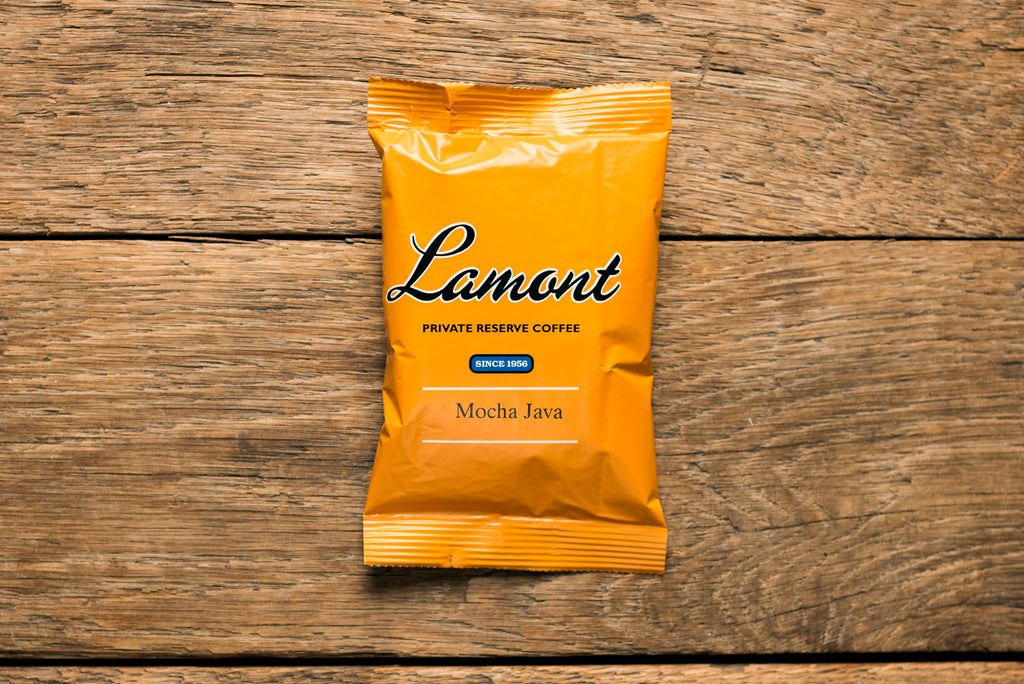 Mocha Java Fractional Packs 2.5 oz. - 24 count – Lamont Coffee | Turk's ...